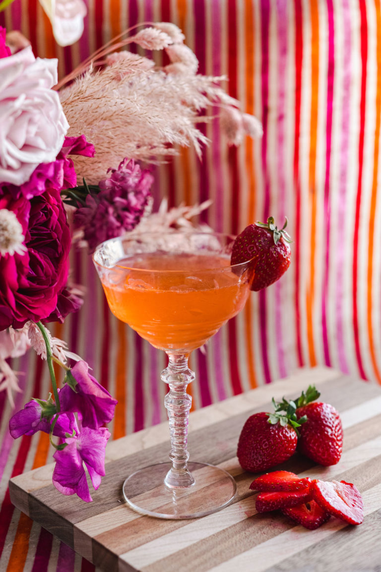 LOVE POTION: Strawberry Vanilla Cocktail - Krista Mason Photography